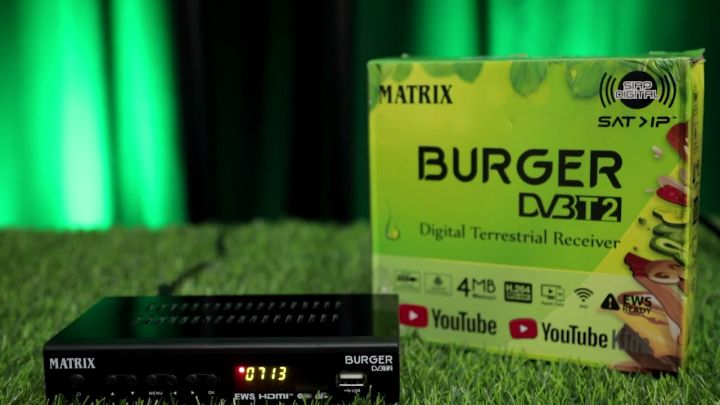SET TOP BOX DIGITAL MATRIX BURGER HIJAU DVB-T2 GARANSI RESMI | Lazada Indonesia