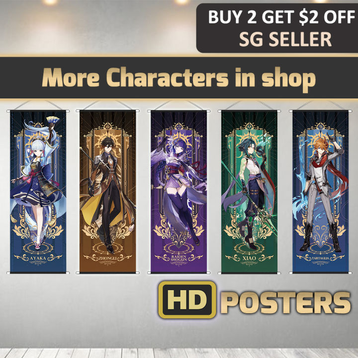 SG Genshin Poster Genshin Impact Merch Genshin Impact Posters Genshin ...