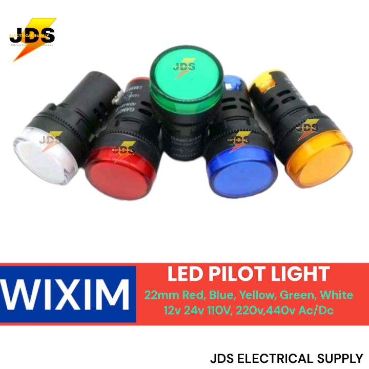 Wixim Led Pilot Light Red, Green, Blue, Yellow, White | Lazada PH