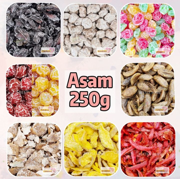 【250g】Acar Buah Asam pelbagai Halia Kulit Limau plum | Lazada