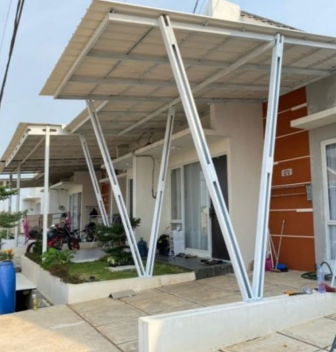 kanopi baja ringan atap alderon single layer | Lazada Indonesia