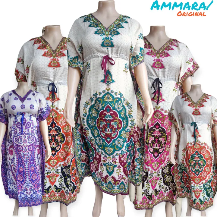 Long kaftan maxi dress daster Boho free size fit to L-3XL | Lazada PH