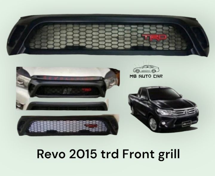 กระจังหน้า Revo 2015 2016 2017 ลาย trd สีดำด้าน Hilux Revo Front grill ...