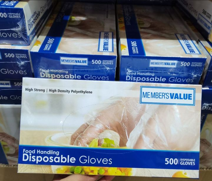 Disposable Plastic Gloves 500pcs | Lazada PH