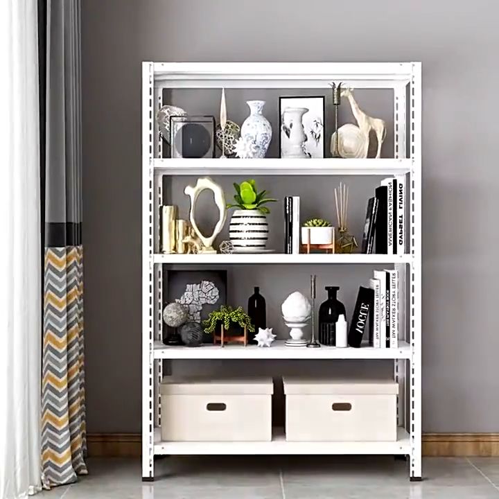 Abila 500KG Adjustable Height Steel Rack Boltless Rack 5 Layer Heavy ...