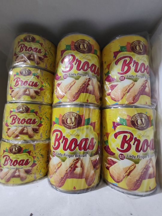BROAS LADY FINGER BISCUIT IN CAN/LATA 30-35PCS | Lazada PH