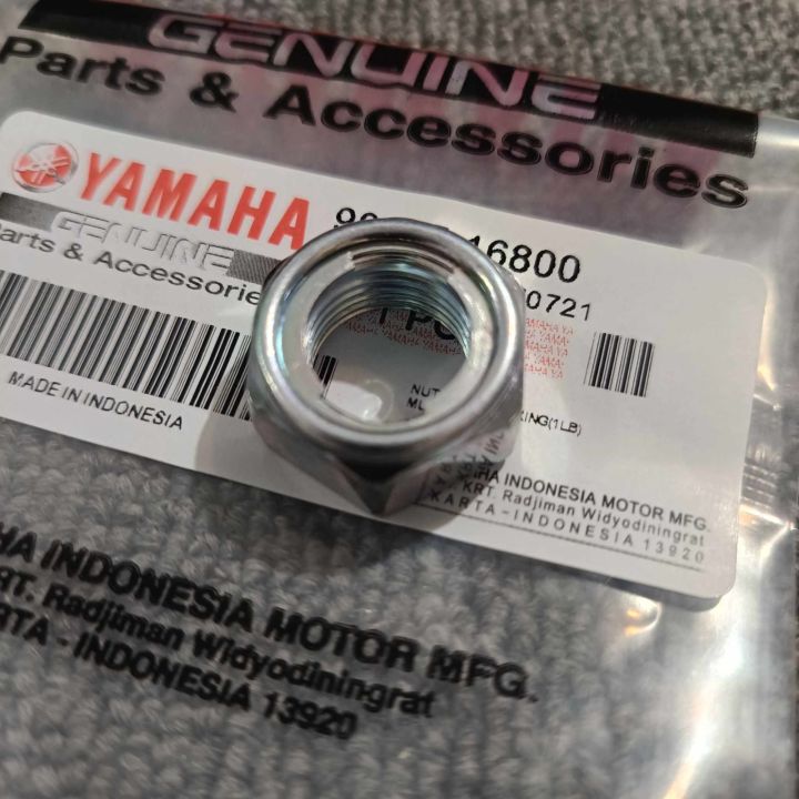 rear axle nut genuine 24 mm / aerox v1 / v2 / nmax v1/ v2 | Lazada PH