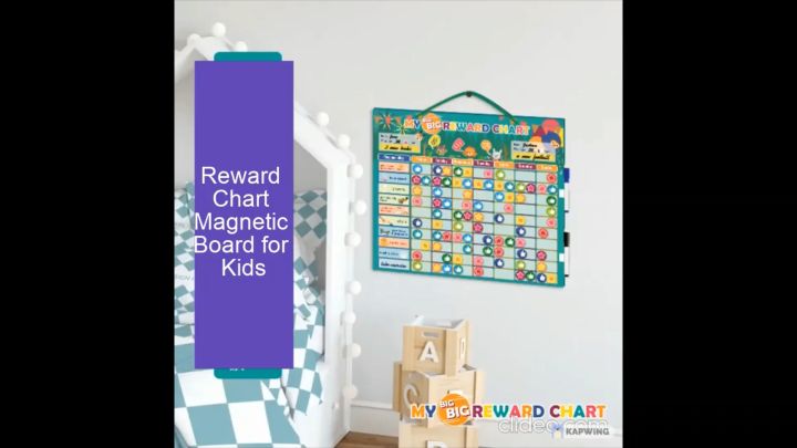 SG-Reward Chart, Duty Chart Magnetic Board for Kids, Discipline Chart ...