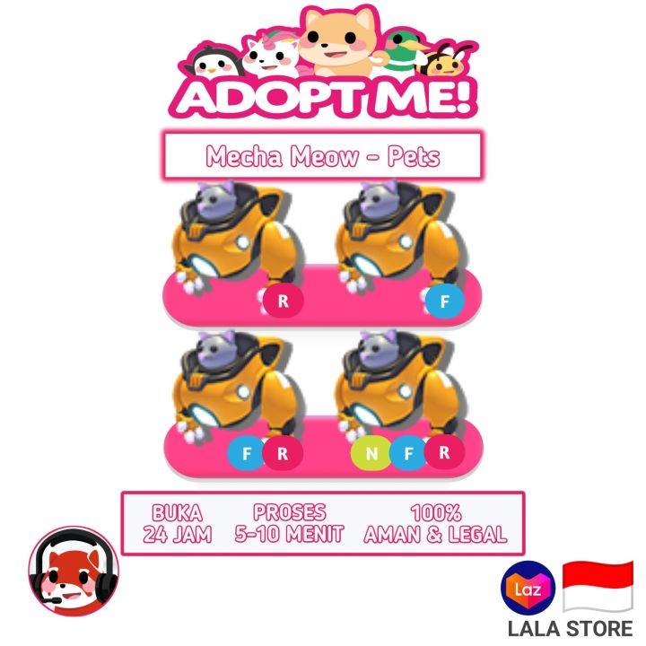 Adopt Me - Mecha Meow - Roblox | Lazada Indonesia