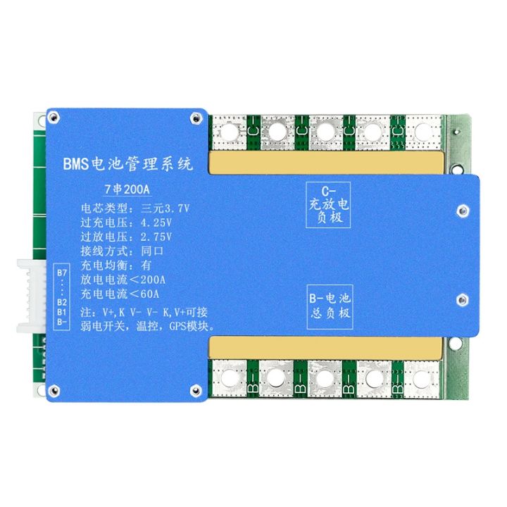 BMS 7S 25.2V 25.9V 29.4V 100A 150A 200A 3.6V/3.7V-4.2V Lithium 18650/ ...