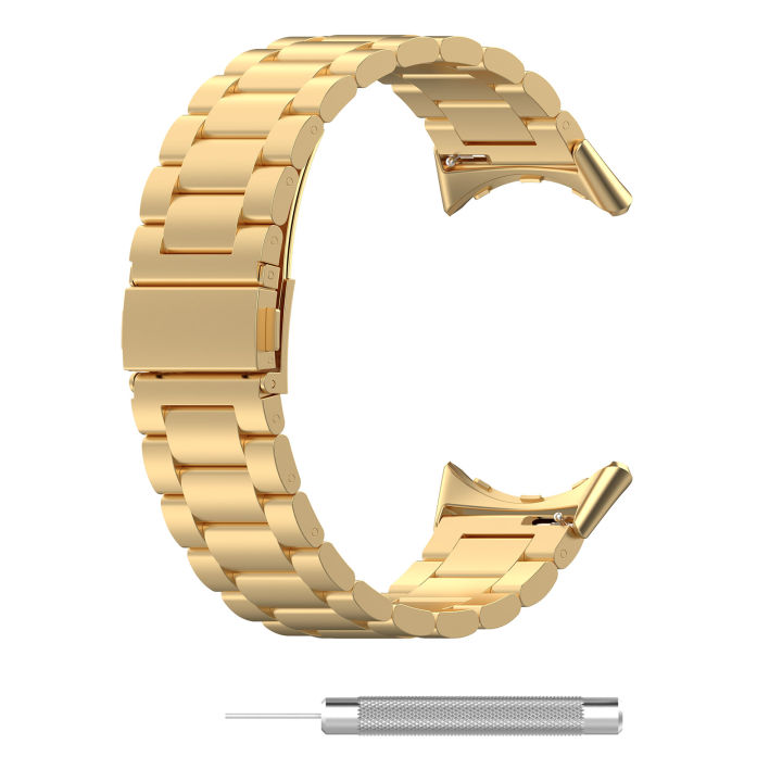 Three Bead Steel Strip Suitable For Google Pixel Watch Metal Wristband ...