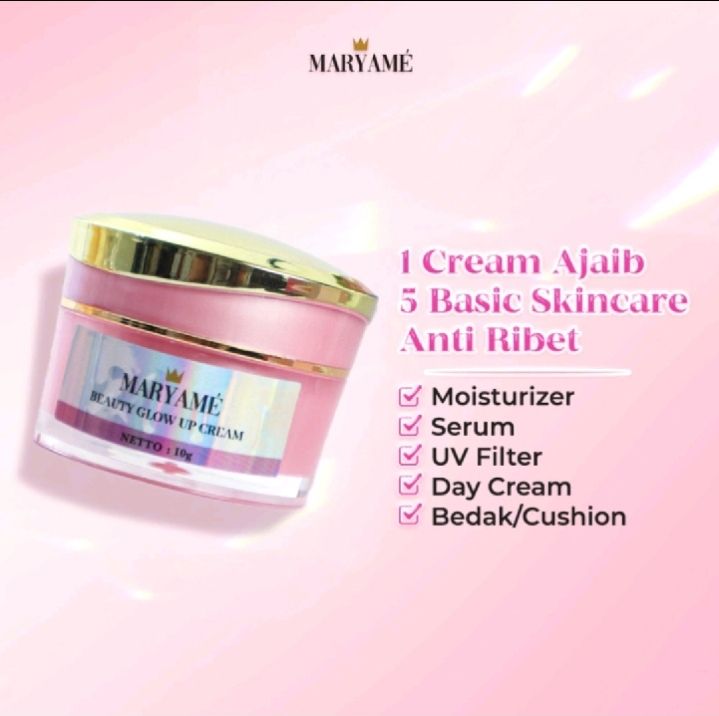 maryame beauty glow up cream all in one | Lazada Indonesia