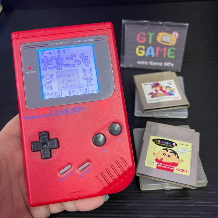 GAMEBOY Original 🎮Black light edition 📟 Red (1995) JAPAN🇯🇵 DMG-01 95% ...