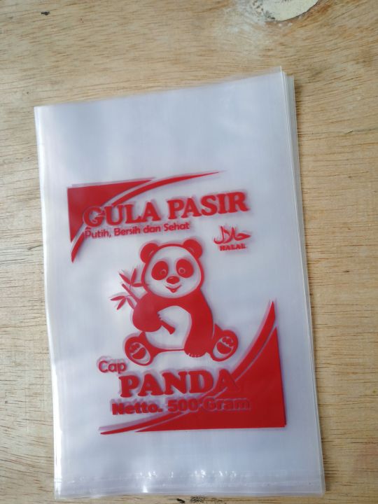 plastik gula pasir cap panda 500 gr ( isi 100 lembar) | Lazada Indonesia