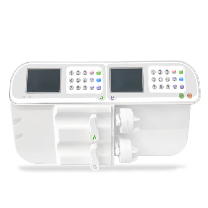 Medical dual channel micro injection pump, intravenous injection pump ...