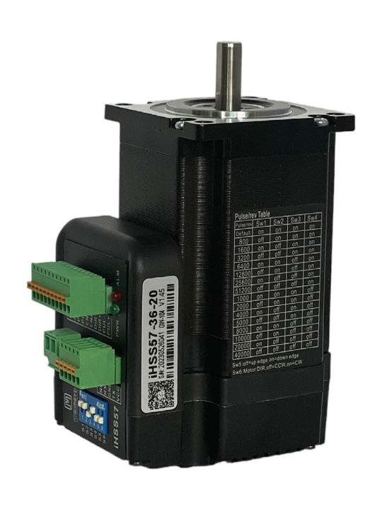iHSS57-36-20 2Nm 36V nema23 integrated CNC 1000 lines encoder stepper ...