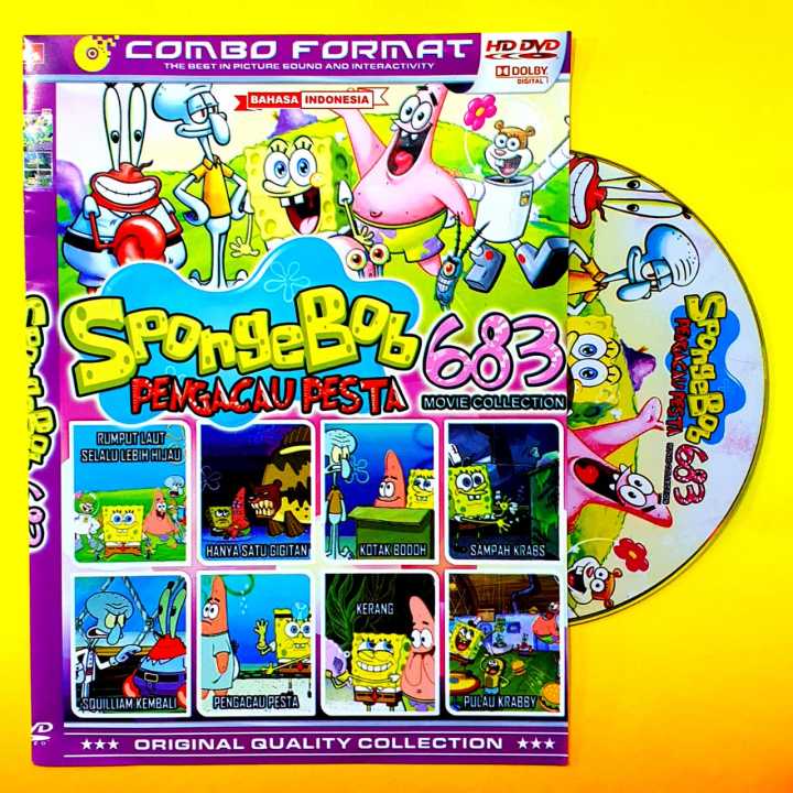 KASET DVD FILM SPONGEBOB TERBARU DUBBING BAHASA INDONESIA-KASET DVD ...