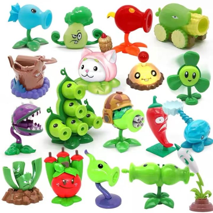 Soft Rubber Plant Vs Zombie Toy Individual Pea Shooter Launcher Giant ...