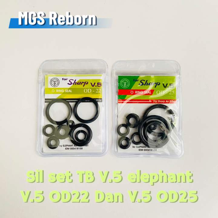 Sil set V.5 od22 dan od25 elp Seal oring set Sil pompa angin V.5 ... Sil set V.5 od22 dan od25 elp Seal oring set Sil pompa angin V.5 ...