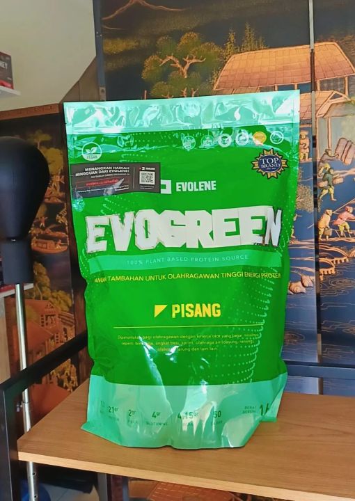 Evolene Evogreen Pisang 50 Sachet - Evogreen - Whey Protein Nabati ...
