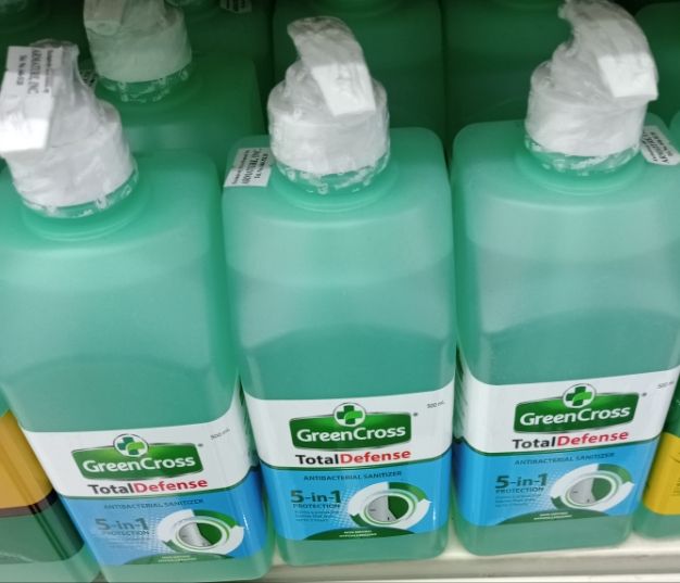 Green Cross Total Defense Anti bacterial Sanitizer 500ml | Lazada PH
