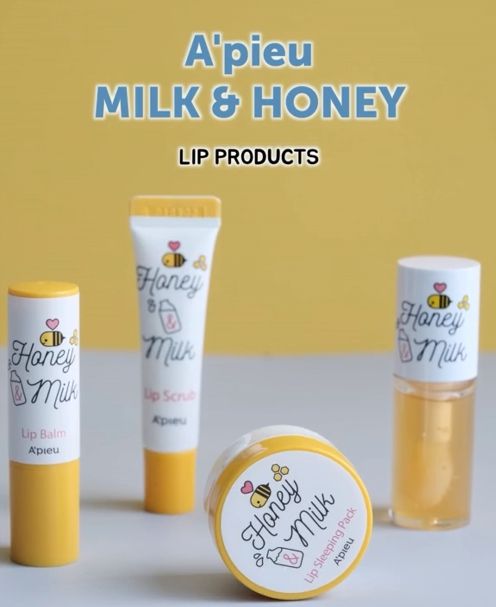 [APIEU] Honey & Milk Lip Scrub/Lip Balm/Lip Oil/Lip Sleeping Pack | Lazada
