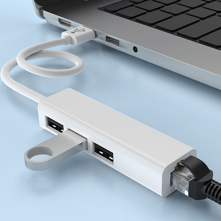 4 in 1 USB Type C to RJ45 Lan Network Card 4 Port USB2.0 Ethernet Card ...