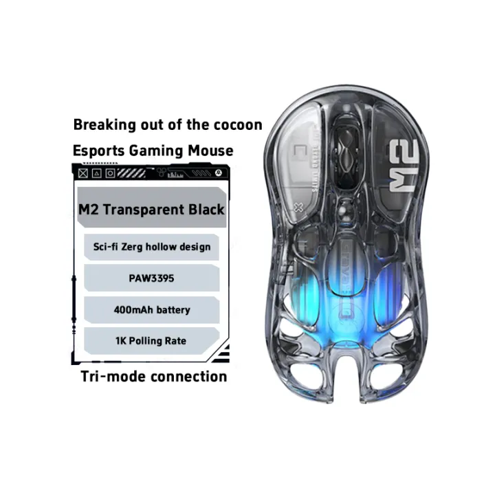 New GravaStar M1 M2 Wireless Magnesium Alloy Gaming mouse PAW3395 4K ...