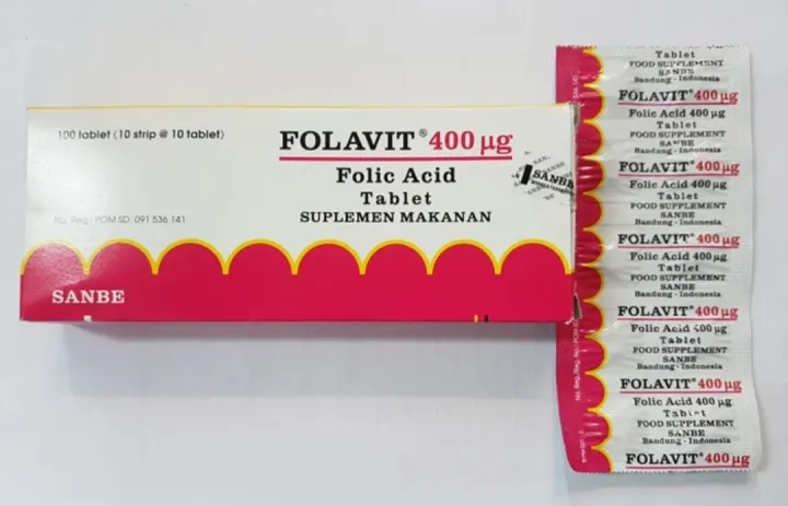 Folavit bundle isi 2 strip x 10 tablet | Lazada Indonesia