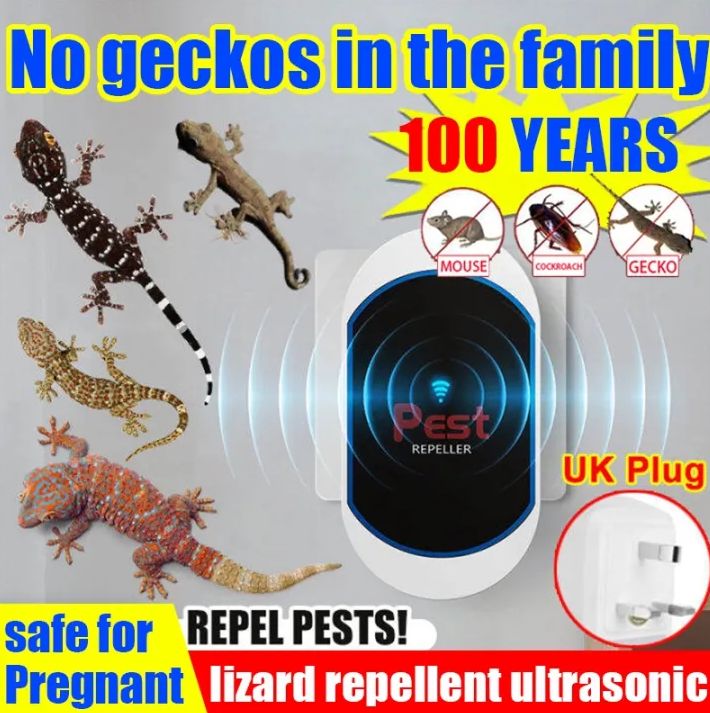 2025 New 360°Ultrasonic expulsion lizard repellent Lizard Killer Lizard ...