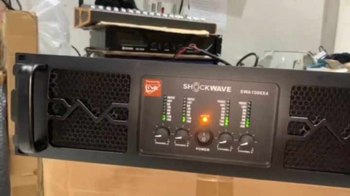 Live Shockwave SWA-1000x4 4 channel Powered Amplifier | Lazada PH