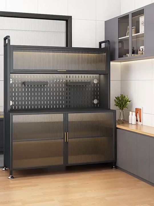 80CM-5 layer kitchen rack with hole board cabinet Multi-function Spice ...