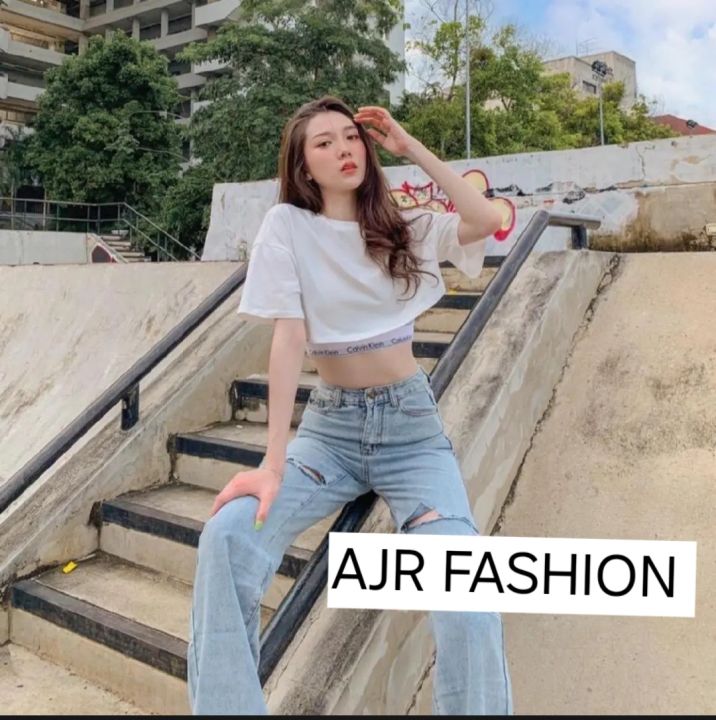 AJR ~ OUTFIT BAGGY JEANS | BAGGY JEANS LOOSE ABU HIGHWAIST / SOBEK PAHA ...