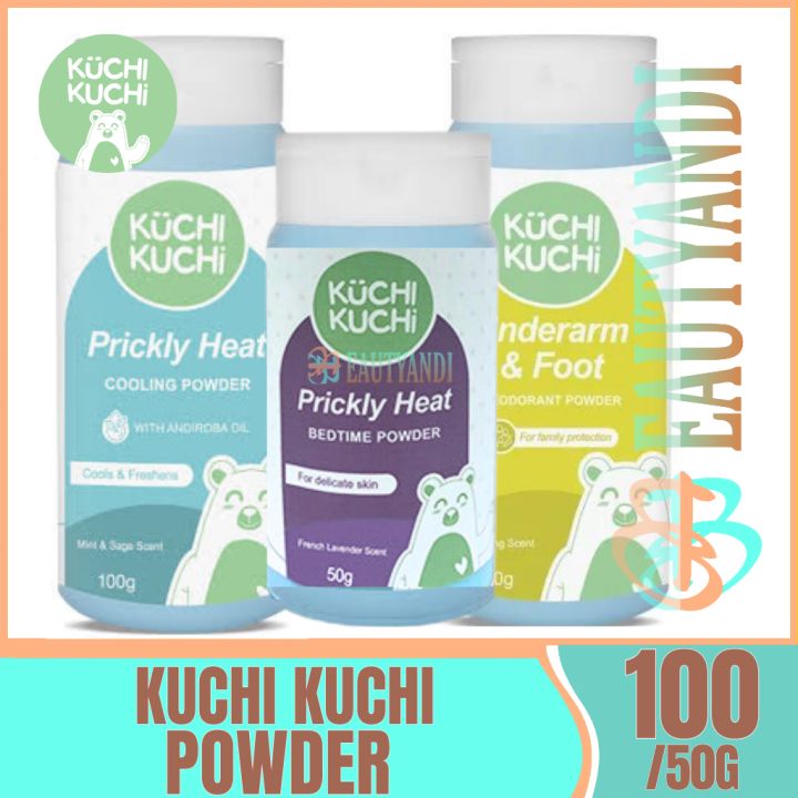 Kuchi Kuchi Prickly heat Cooling Powder, Deodorant powder 50g/100g SOLD ...