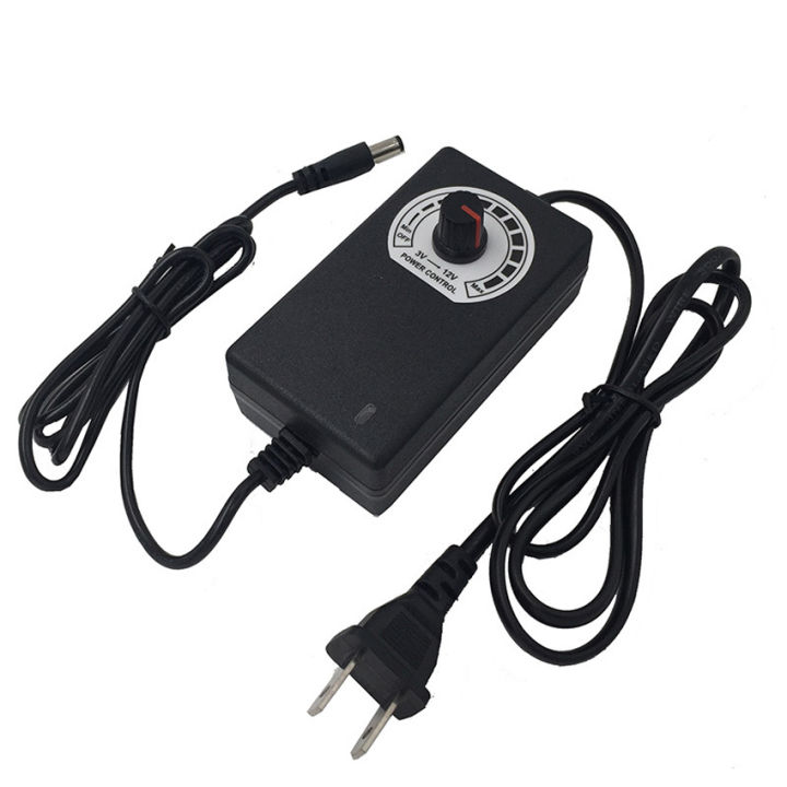 ON/OFF Adapter Adjustable LCD Power Supply Adapter AC 100-240V to DC 3 ...