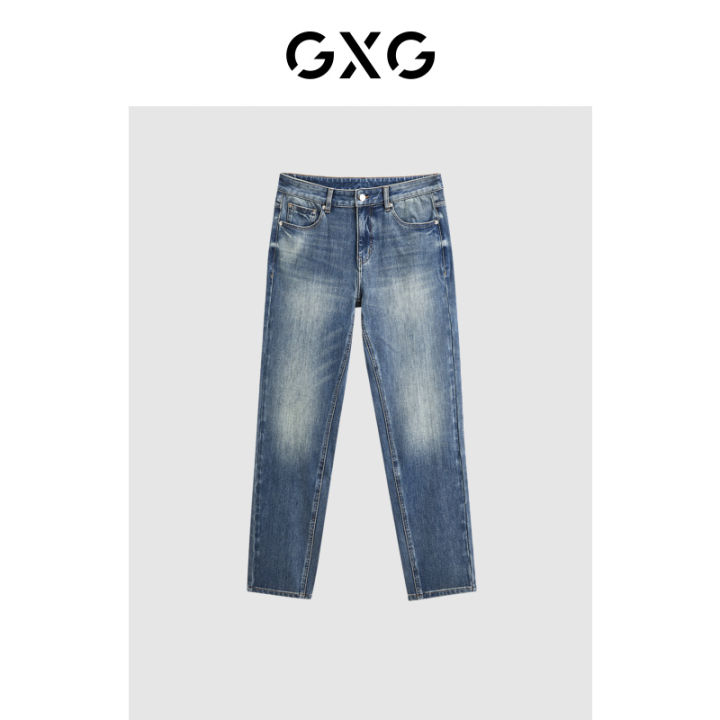 GXG | Quần Jeans Nam Đùi Thẳng Mềm Ấm | Lazada.vn
