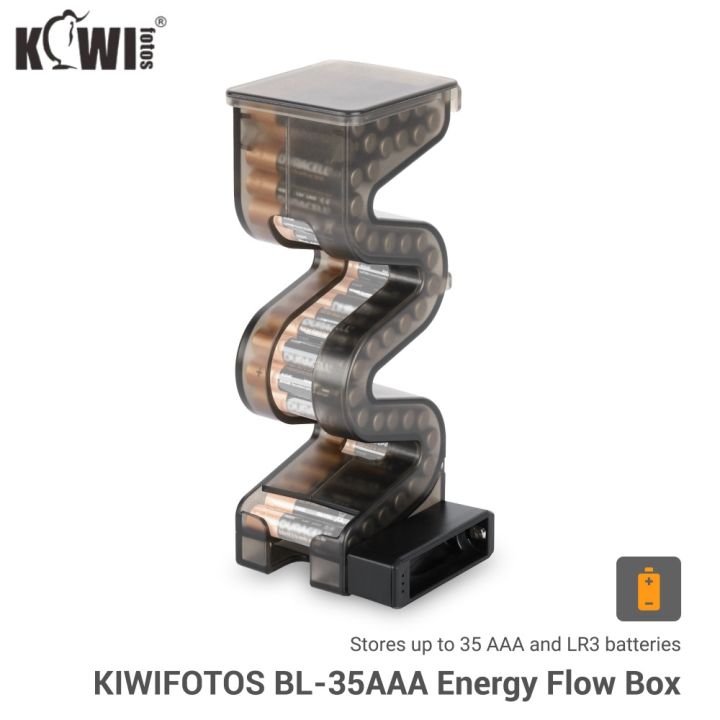 Kiwifotos Battery Case Battery Ladder Storage Rack for Storing 35 AAA ...