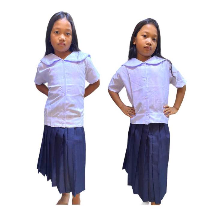 BLOUSE SCHOOL UNIFORM FOR Adult and kids (COD) | Lazada PH