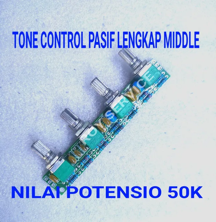 Tone Control Pasif Lengkap Middle Non Vcc / Kit Tone Control Pasif ...