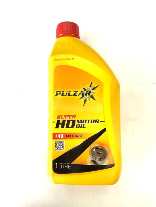 PULZARSuper HD Motor-oil #40 API น้ำมันเครื่องเบนซินและดีเซล คุณภาพ ...