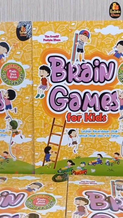 Buku Aktivitas Anak Belajar Membaca Menulis Berhitung Mewarnai Brain ...
