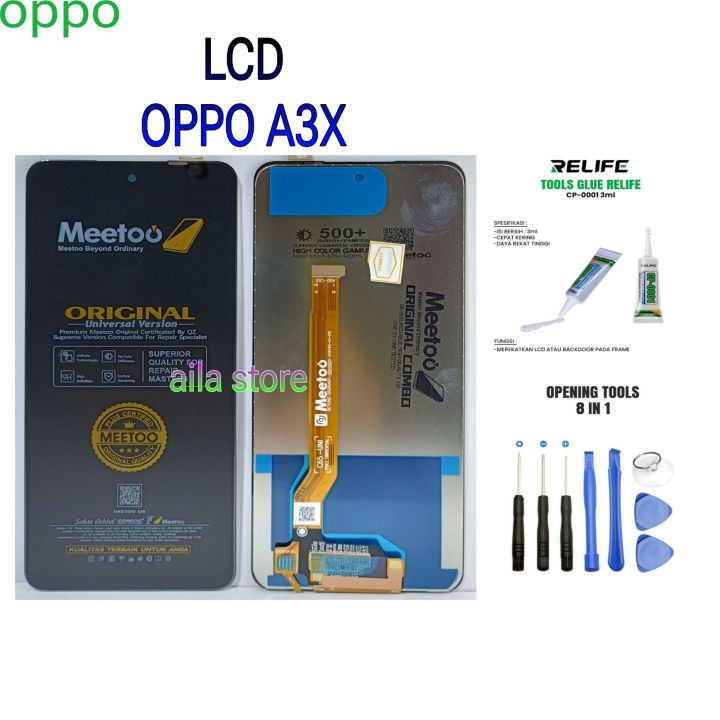 LCD TOUCHSCREEN OPPO A3X ORIGINAL MEETOO FULL SET | Lazada Indonesia