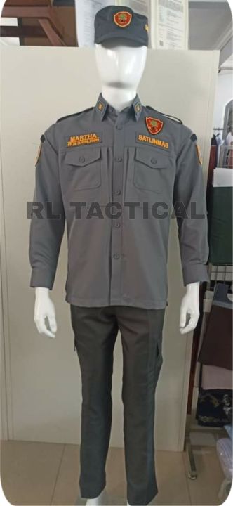 Seragam Linmas Terbaru Model Tactical | Lazada Indonesia