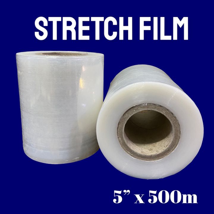 STRETCH FILM 5” x 500m CLEAR | Lazada PH