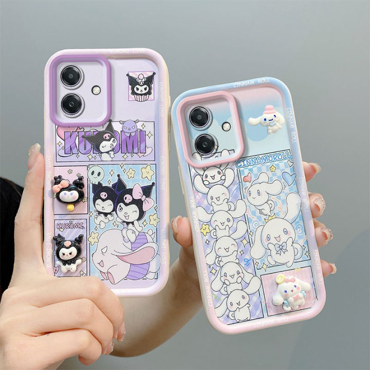 เคส OPPO Reno 14F 5G สำหรับ OPPO Reno 14F 5G【ลายการ์ตูนสามมิติตกแต่งฝา ...