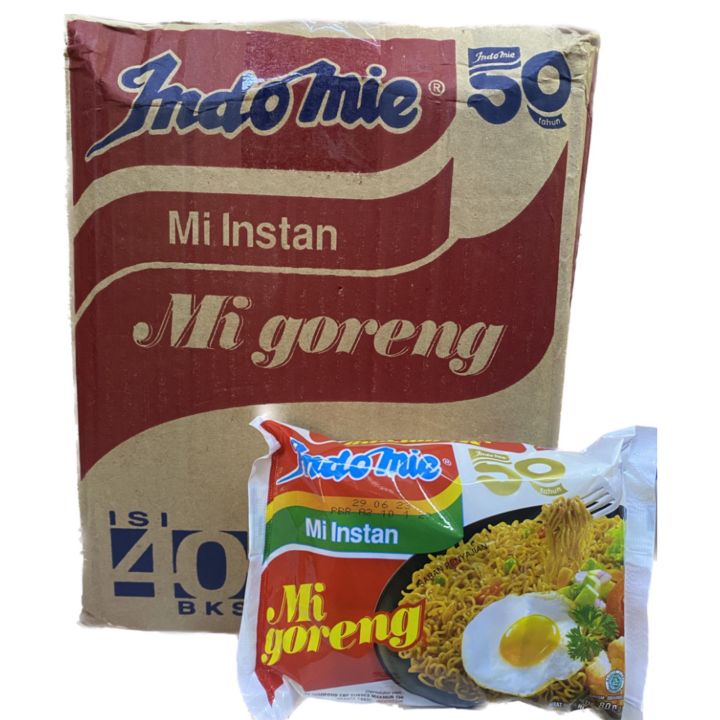 [INDOMIE] Mi Instan Mi Goreng & Soto Mie Box (40 packets) | Lazada ...