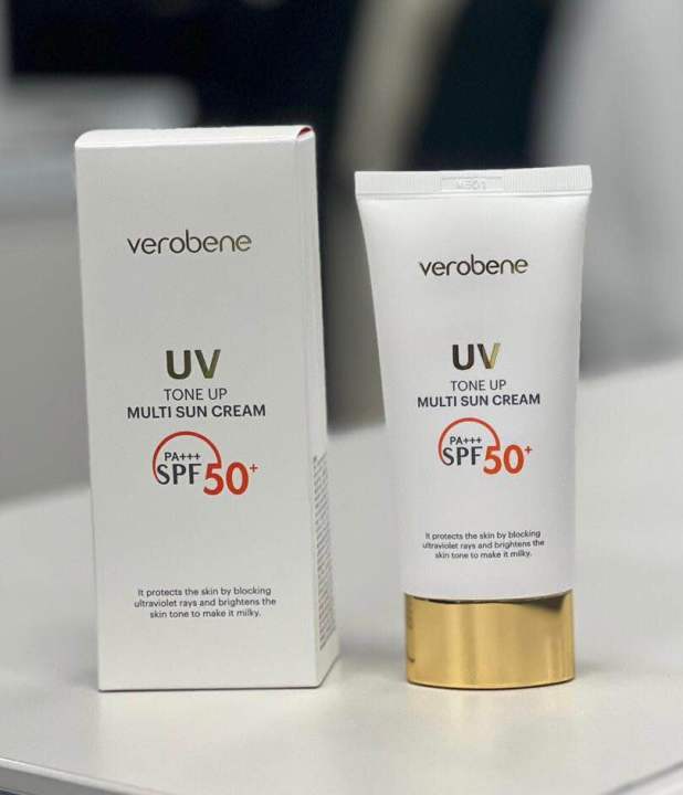 Verobene UV Tone Up Multi Sun Cream - SPF50+ PA+++ 70g | Lazada Singapore