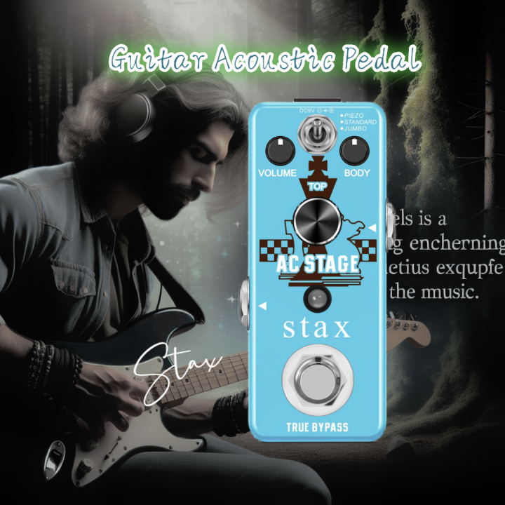 Stax AC Stage Original Guitar Pedal Effect Acoustic Analog Effectors ...