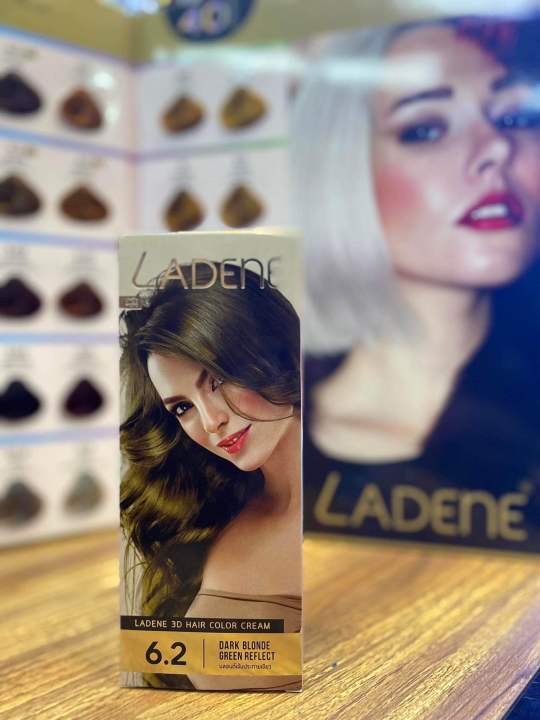 LADENEครีมเปลี่ยนสีผม ลาดีเน่ สีผมที่มีตัวบำรุงในตัว ผมไม่แห้งหลังทำสี ...