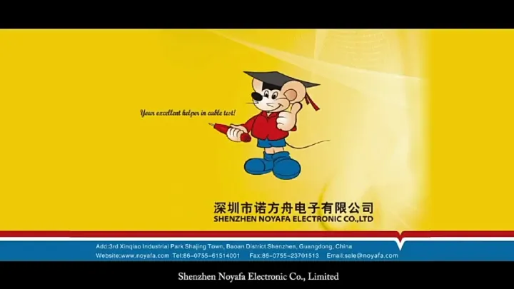 NOYAFA 4 Inch OTDR Tester Active fibe Fiber Optic Reflectometer with ...